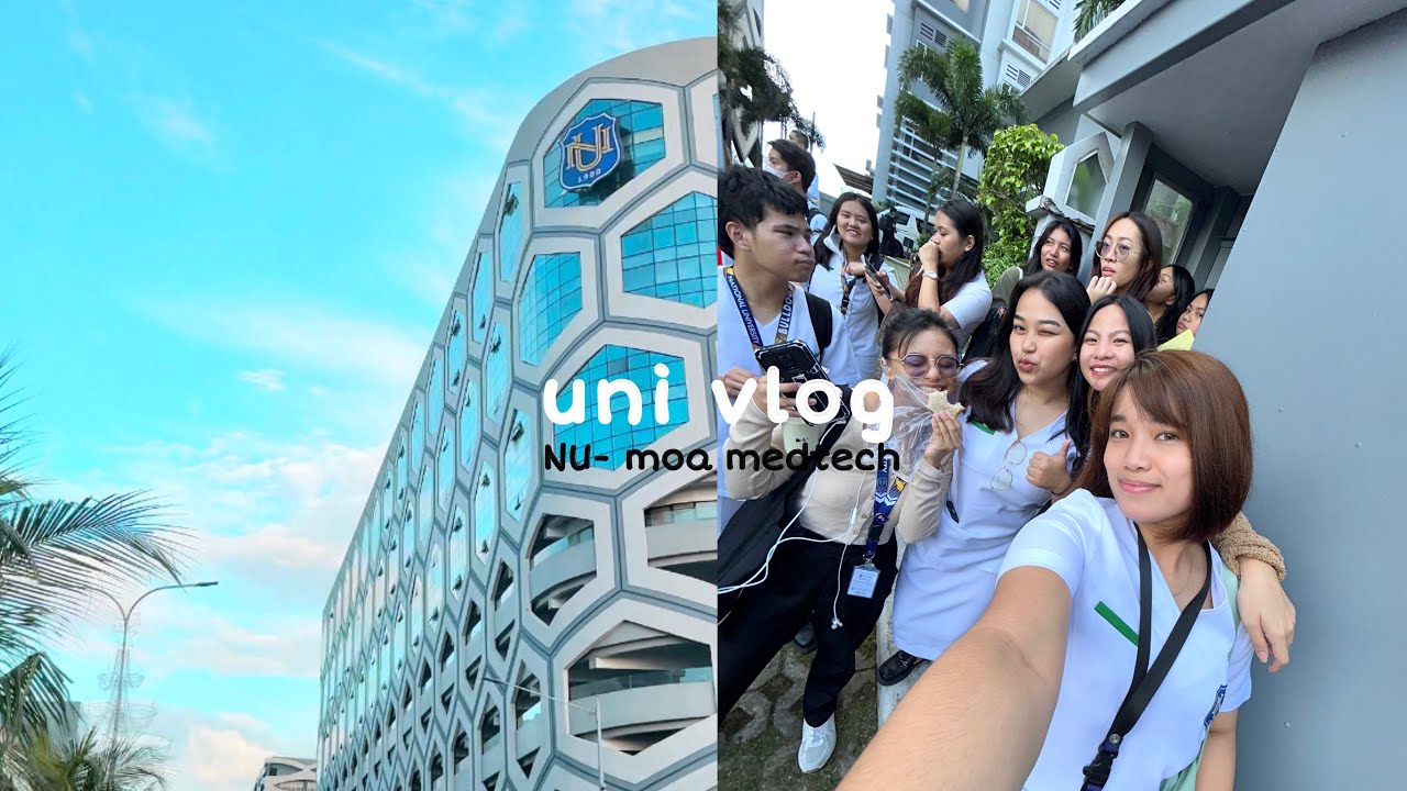 uni vlog 🥼🔬: My first sem in NU MOA - transferee medtech student - YouTube