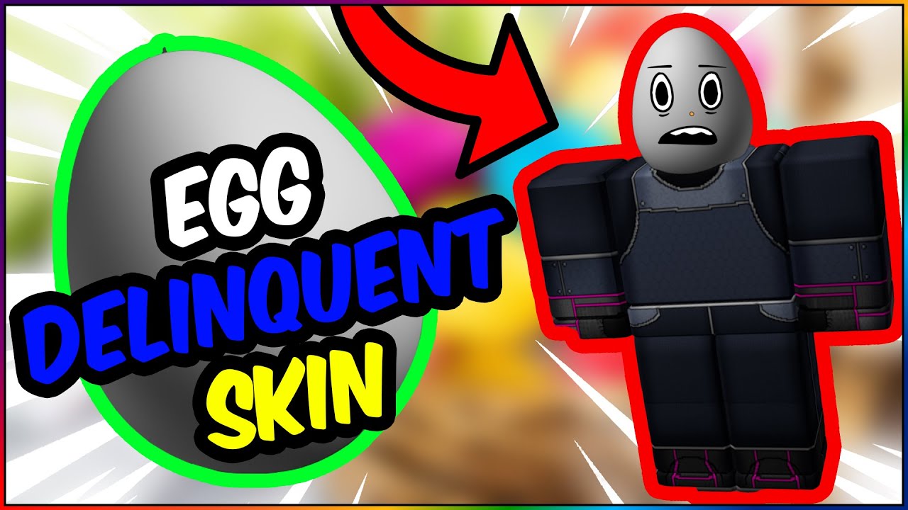 New Egg Delinquent Skin Arsenal Easter Event Leaks Roblox Youtube