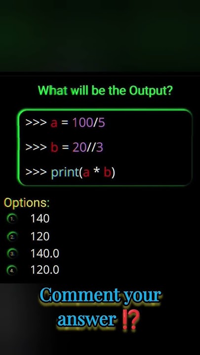 Comment Your Answer ⁉️ Javascript Coder Javascript Viral Python