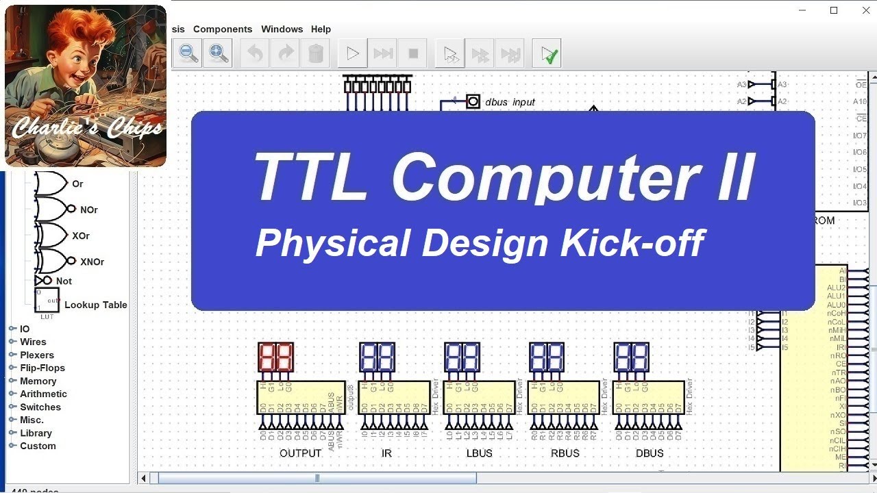 TTL Computer II #11 - Physical Design Kick-off - YouTube