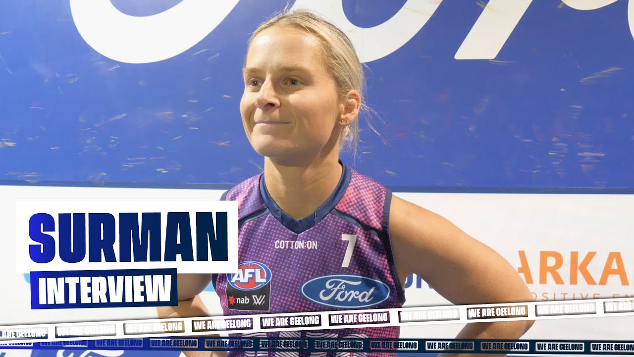 Kate Surman Interview | AFLW Pre Season - YouTube