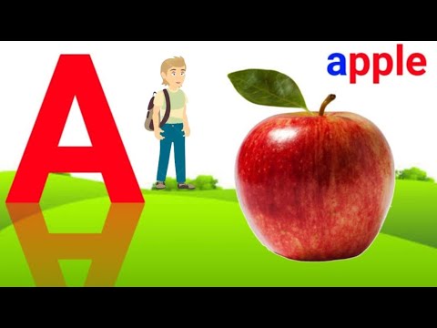 A For Apple 🍎 | B for Ball | ABC English AlPhabet | learn abcd ...