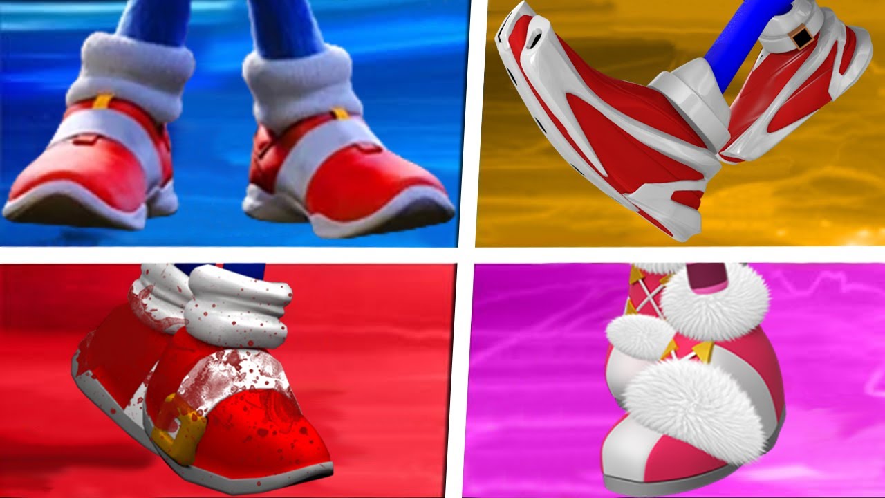 Sonic The Hedgehog Movie Choose Your Favourite Shoes (Sonic Prime Sonic ...
