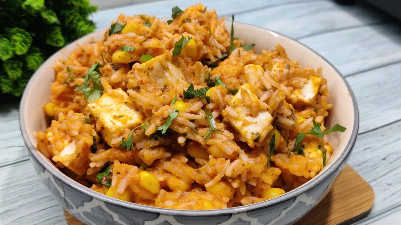 Paneer Makhani Rice || Paneer Makhani Dum Biryani Recipe || Paneer ...