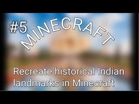 Recreate historical Indian landmarks in Minecraft #5 | TAJ MAHAL | #ntg ...