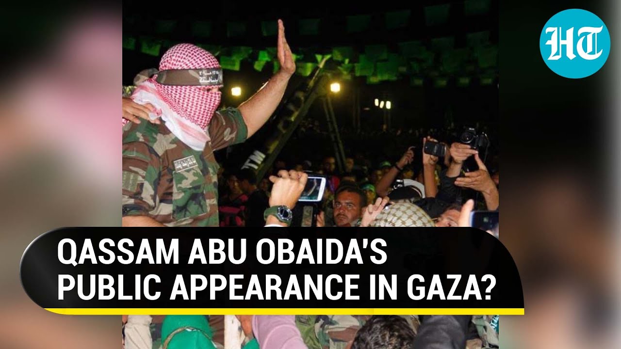 Hamas' Abu Obaida's First Public Appearance In Gaza Since Oct. 7 Attack ...