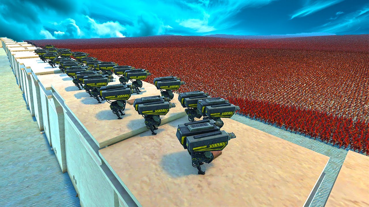 4.6 MILLION ALIEN & ZOMBIES VS T45 SHOTGUN, STRINGER MINIGUN & RAMBO ...