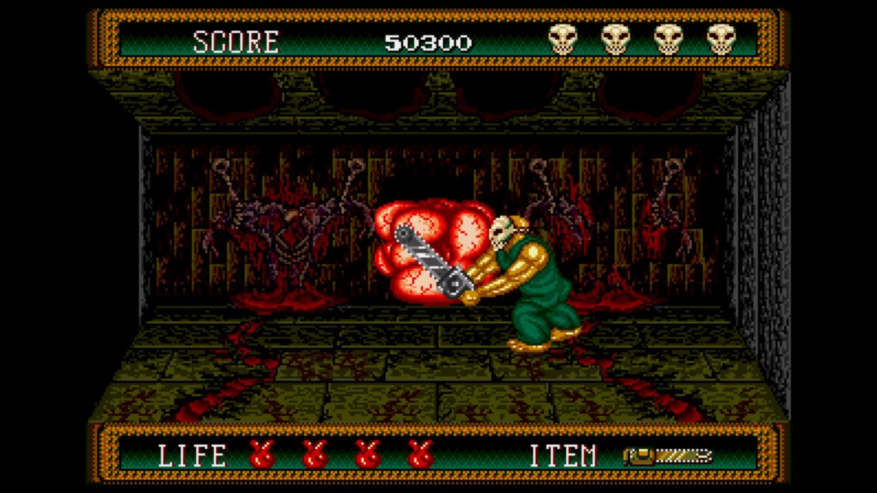 Splatterhouse 2 All Bosses No Damage - YouTube