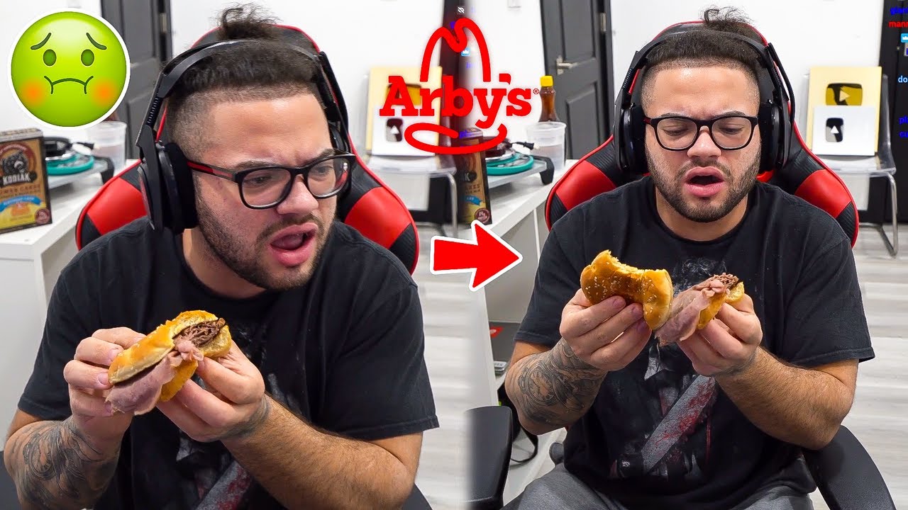 MindOfRez EATS Arby's on Stream! *DISGUSTING* - YouTube