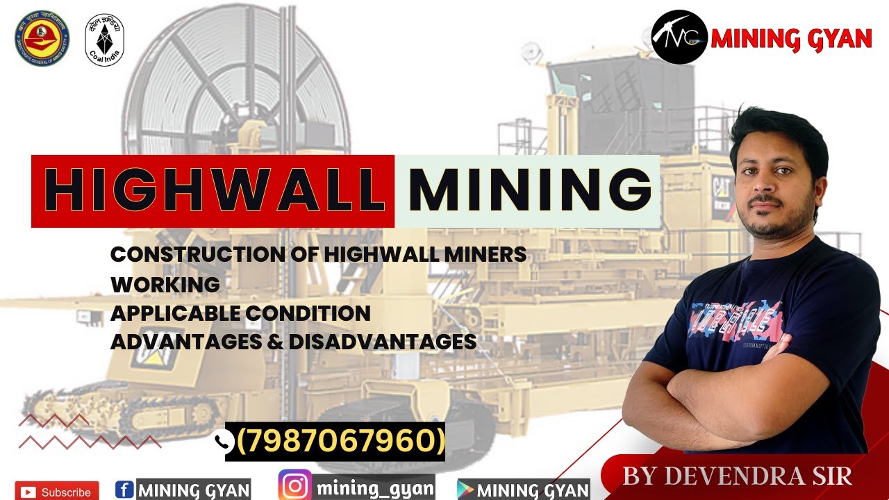 Highwall Mining Technology/Construction, Working, advantages ...