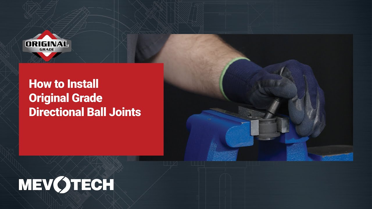 How To Install Original Grade Directional Ball Joints - YouTube
