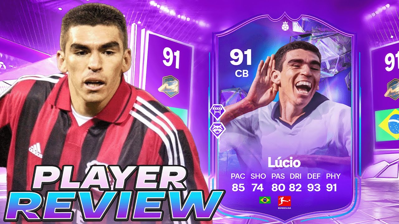 😱91 FANTASY FC HERO LUCIO SBC PLAYER REVIEW - EA FC 24 ULTIMATE TEAM ...