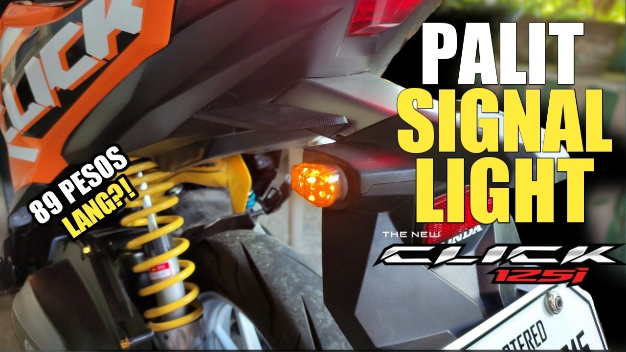 INSTALLING DIY SIGNAL LIGHT IN HONDA CLICK 125i - YouTube