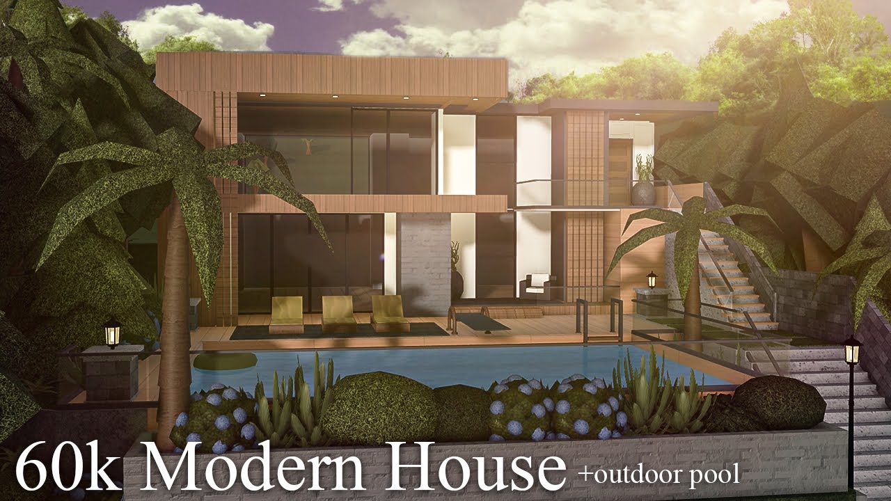 Bloxburg | 60k Affordable Modern House | Roblox | Housebuild - YouTube