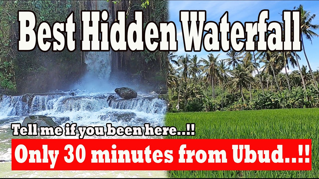 Very Natural And Not Many People Know..!! | Bali Hidden Waterfall ...