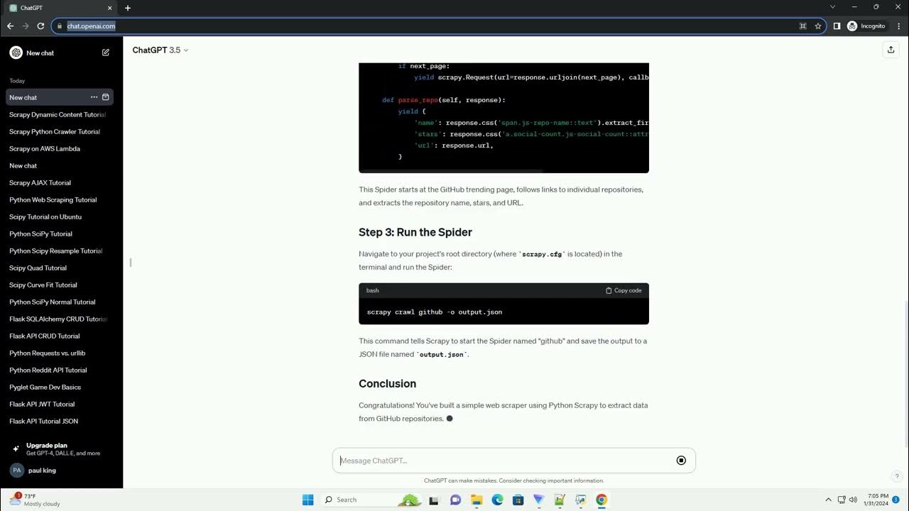 python scrapy example github - YouTube
