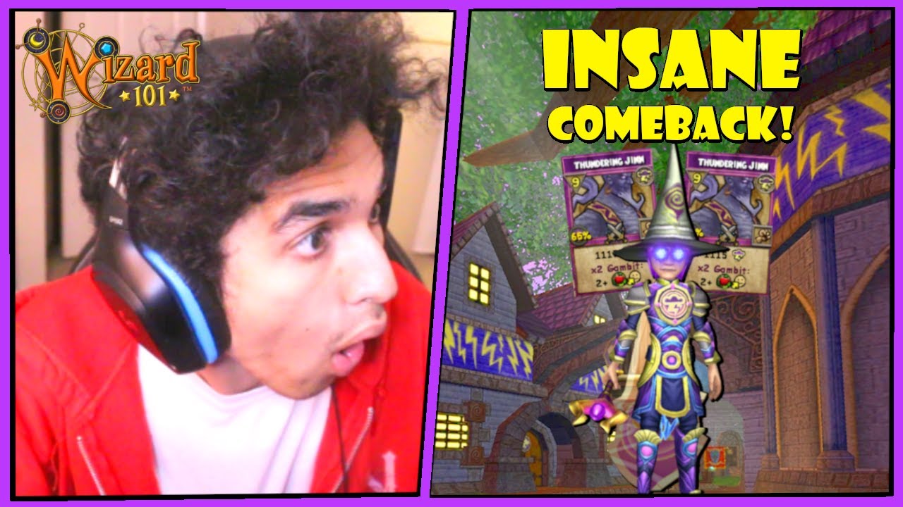 Wizard101 Max (150) Storm PvP: 200 Health STORM JINN Comeback! - YouTube