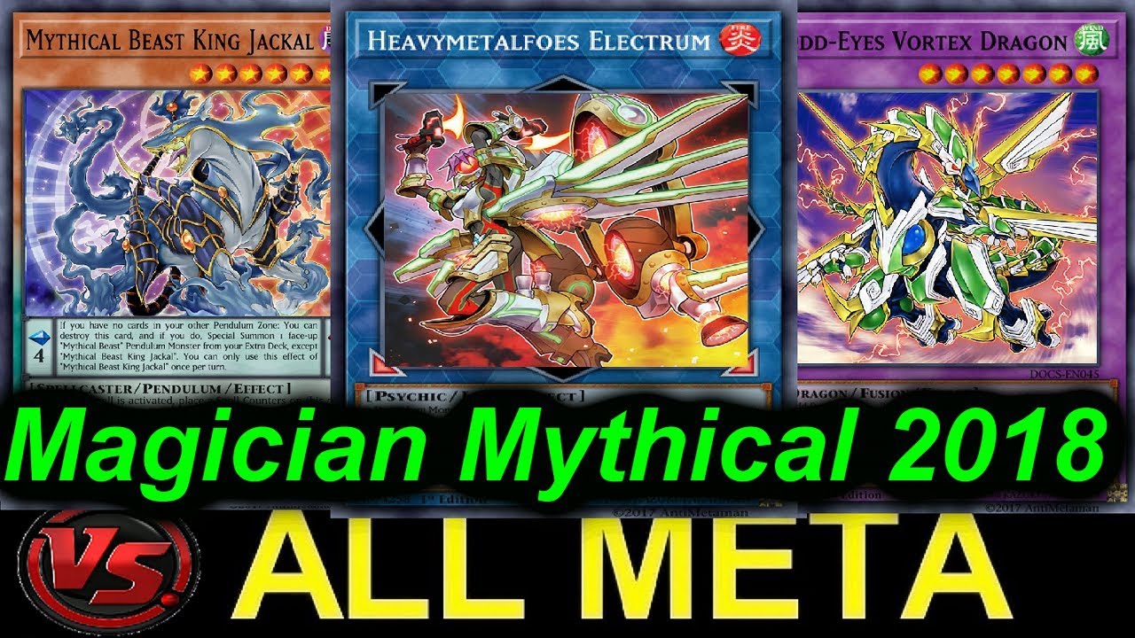 【YGOPRO】MAGICIAN MYTHICAL BEAST VS...ALL META DECKS 2018 - YouTube