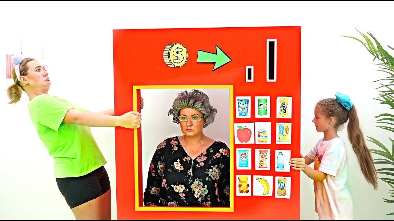 Ruby and Bonnie Vending Machine Toy and more Funny Kids Stories - YouTube