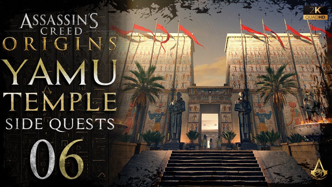 Assassin's Creed Origins Gameplay Yamu Temple Side Quests - YouTube