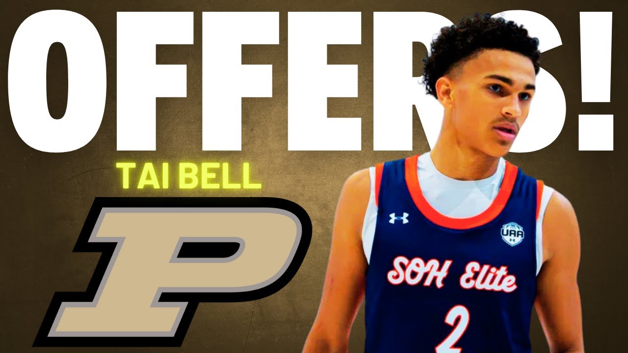 Purdue Offers 5-Star PG Tai Bell, Son Of Raja Bell! - YouTube