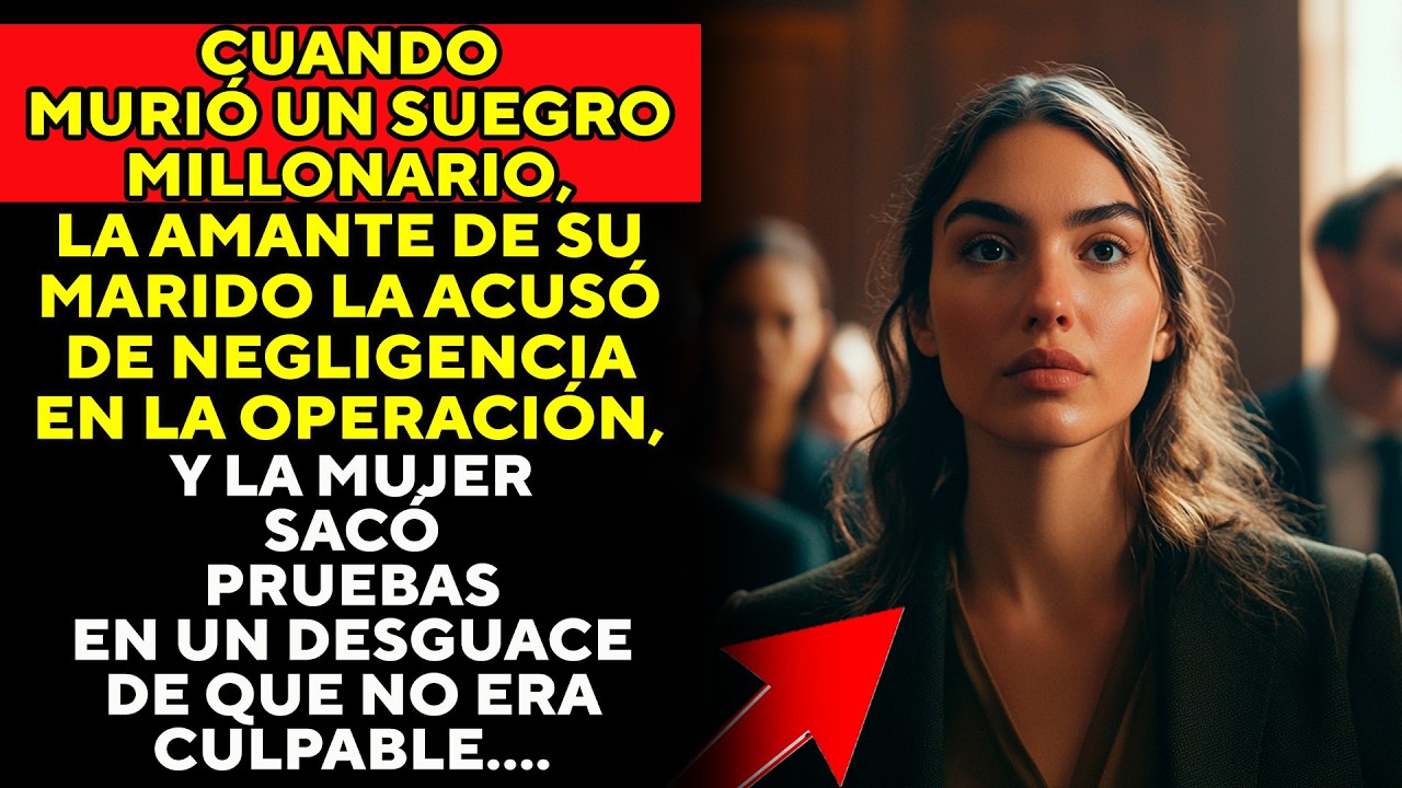 Cuando murió un suegro millonario, la amante de su marido la acusó de ...