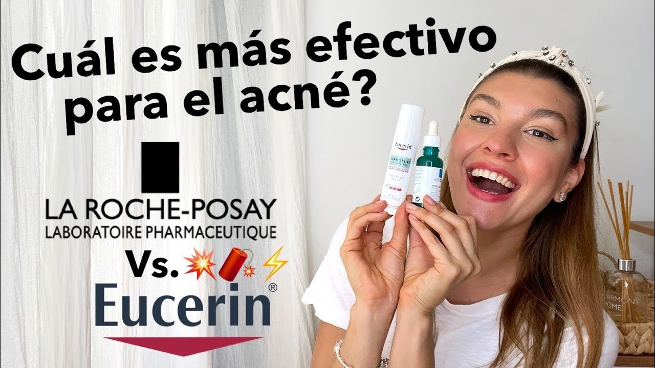 La Roche Posay Effaclar Serum vs. Eucerin Triple Effect Serum - YouTube