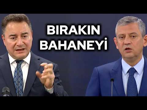 Ali Babacan ile Özgür Özel ara seçimi ve ekonomiyi konuştu