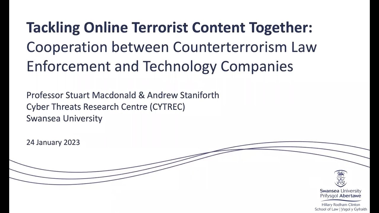 Tackling Online Terrorist Content Together - YouTube