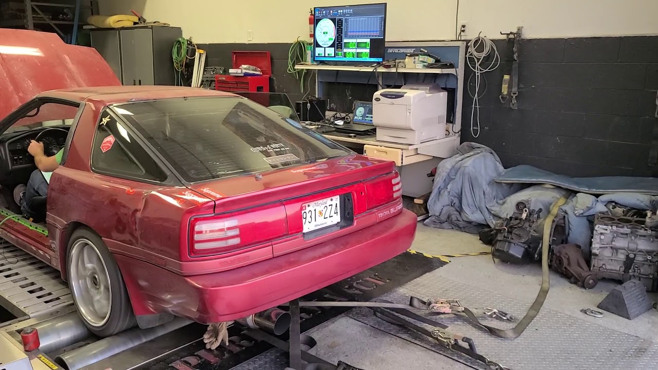 1JZ Mk3 Supra 25 psi Dyno pull (Single turbo) - YouTube