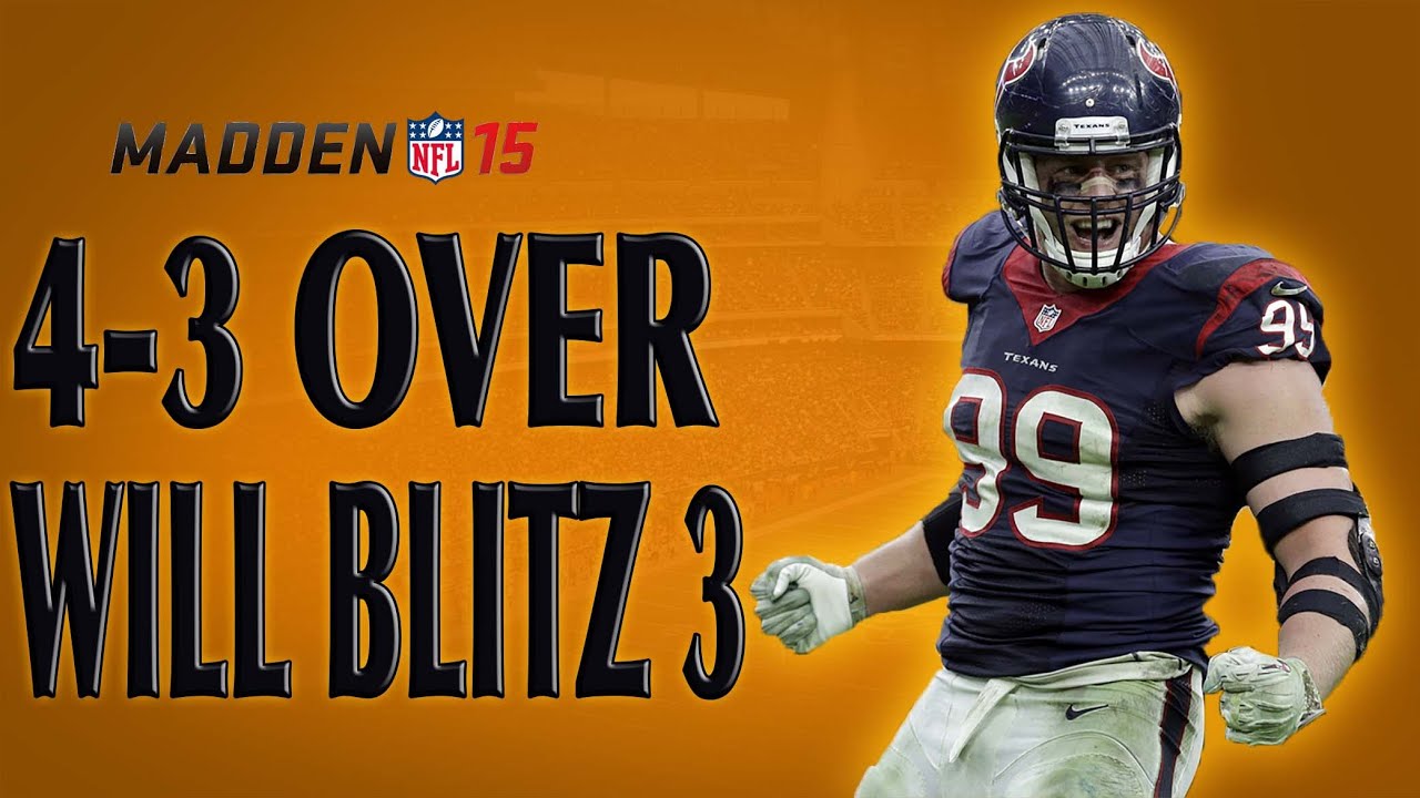 Best Blitz in Madden 15 - Madden 15 Tutorial - MUT 15 (4 3 Over Will ...