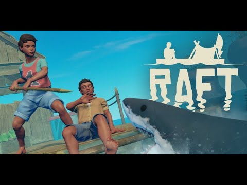 im stuck on a raft with pizza (raft ep 1) - YouTube