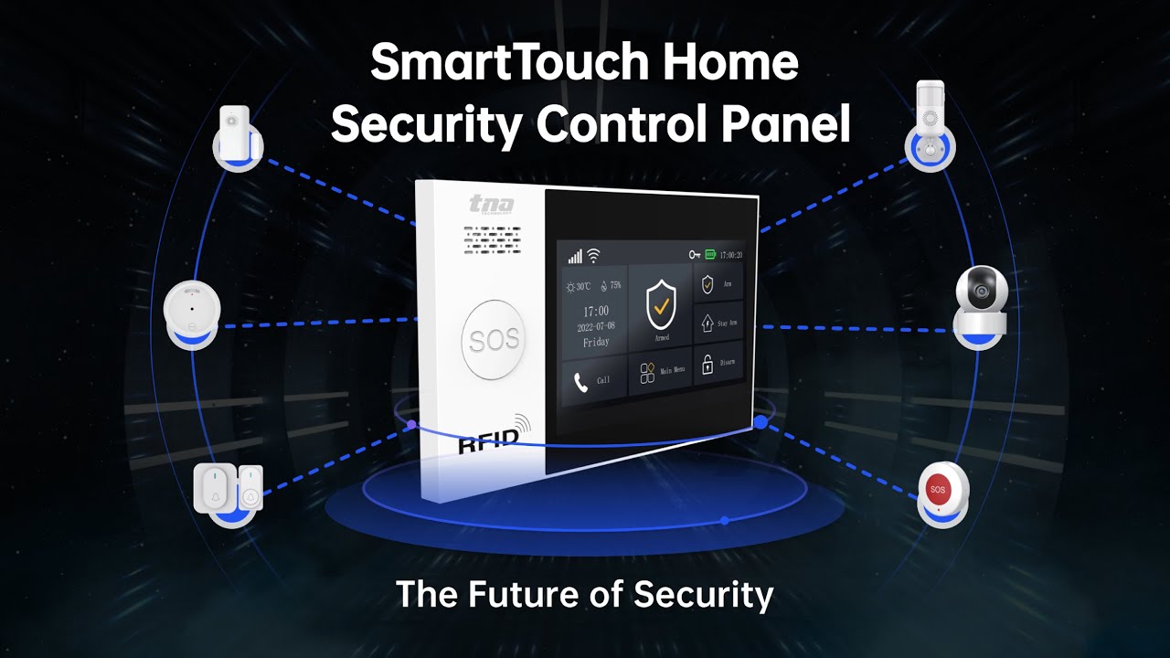The Future of Security - SmartTouch Home Security Control Panel - YouTube