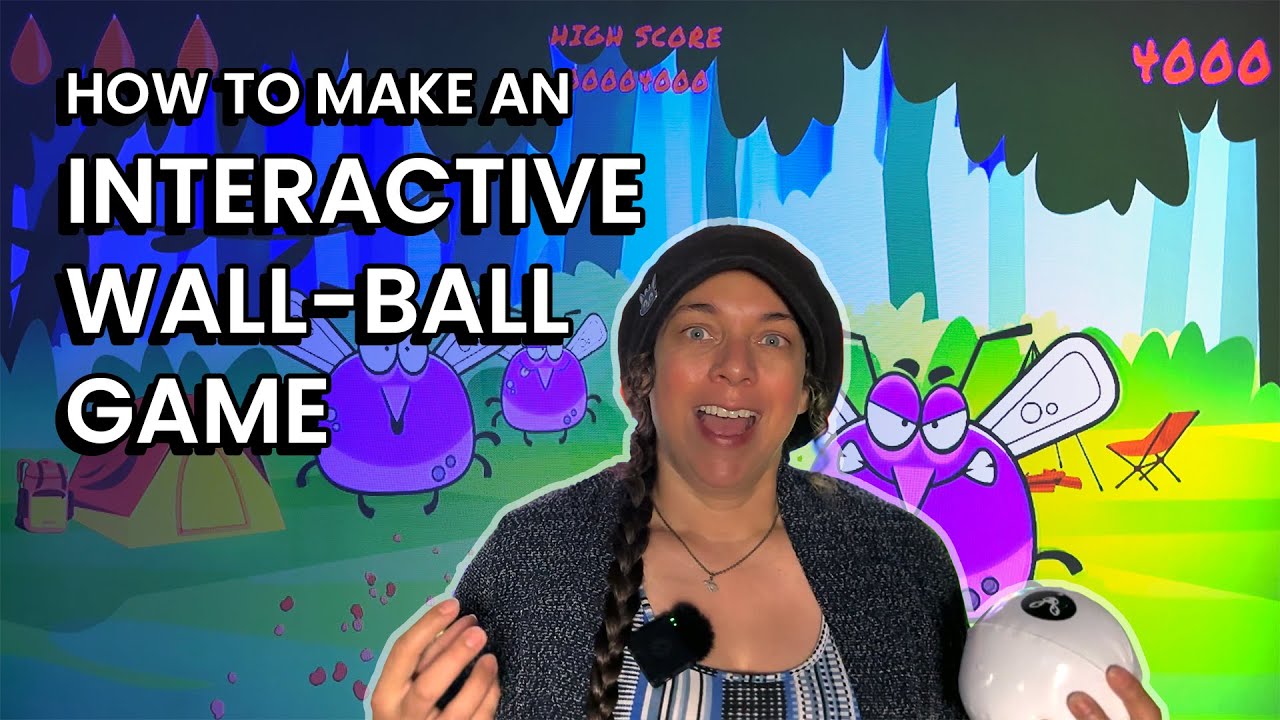 How to make an interactive wall ball game - YouTube