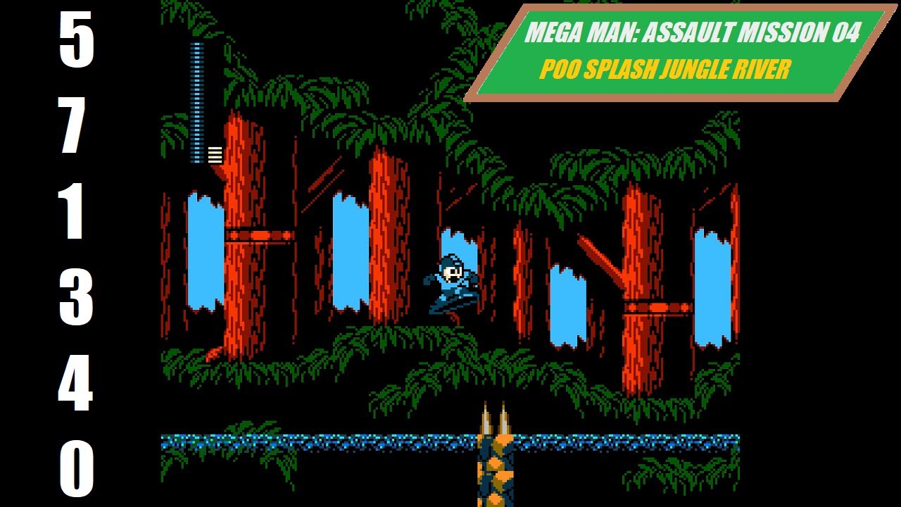 Mega Man Maker: Poo Splash Jungle River - Assault Mission 04 - YouTube
