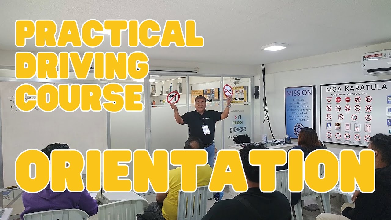 Practical Driving Course - ORIENTATION #drivinglessons #drivingschool ...