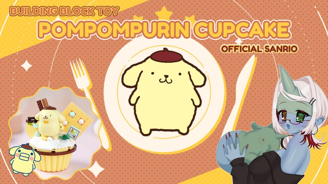 BUILD WITH ME 】Pompom Purin Cupcake Lego-Style Blocks~♡ [VTUBER ...