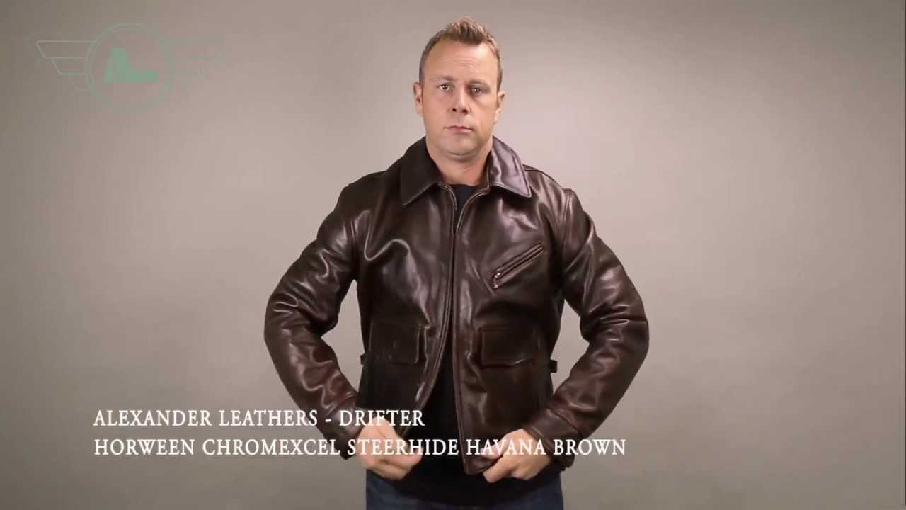 Alexander Leathers Drifter Horween Chromexcel Havanna Brown - YouTube