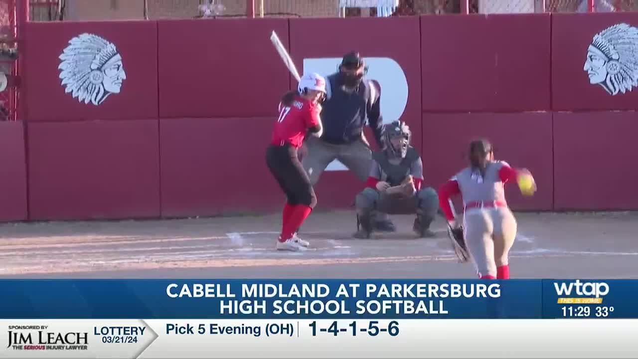 Cabell Midland at Parkersburg Softball - YouTube