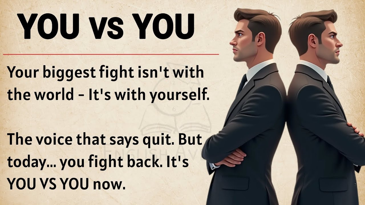 You Vs. You. || Learn English Through Motivational Lesson 🔥 || Improve ...