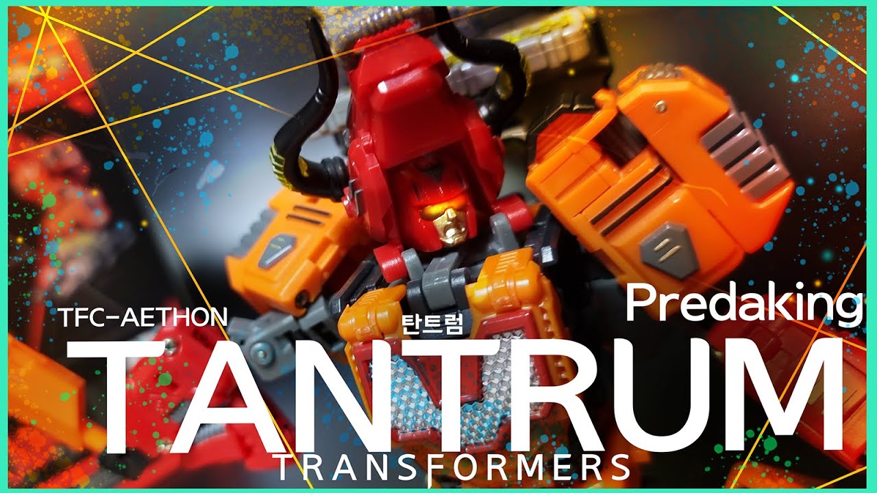 TRANSFORMERS TFC Aethon PredaKing 3rd Party Tantrum 트랜스포머 3사 디셉티콘 프레다킹 ...