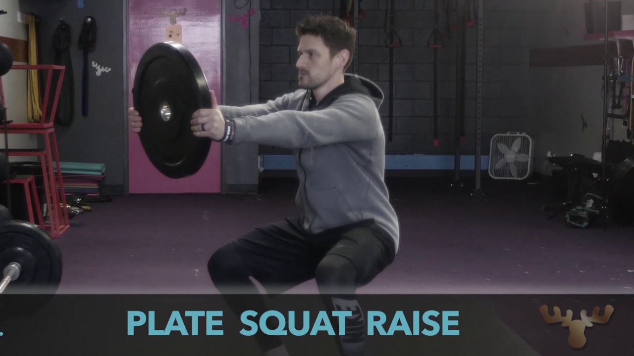 Plate Raise Squats - YouTube