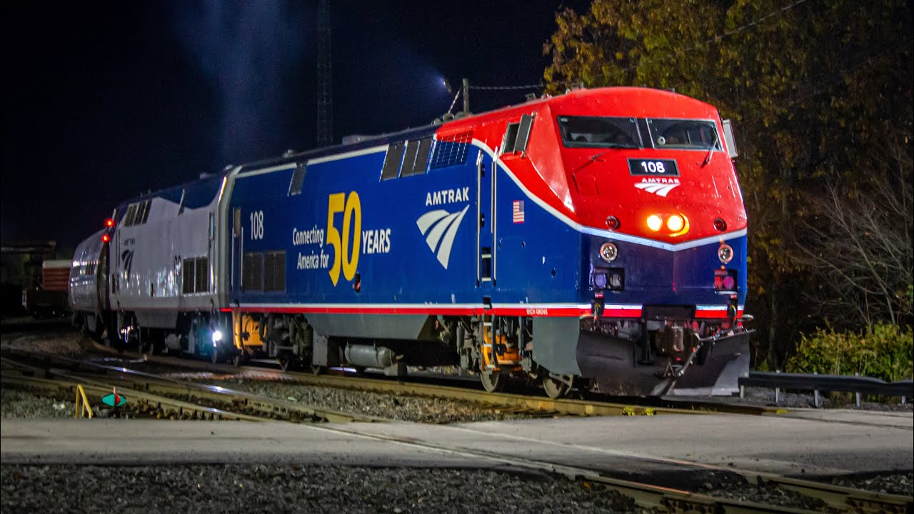 Brand New Amtrak Acela At Taylor yard 11/3/21 - YouTube