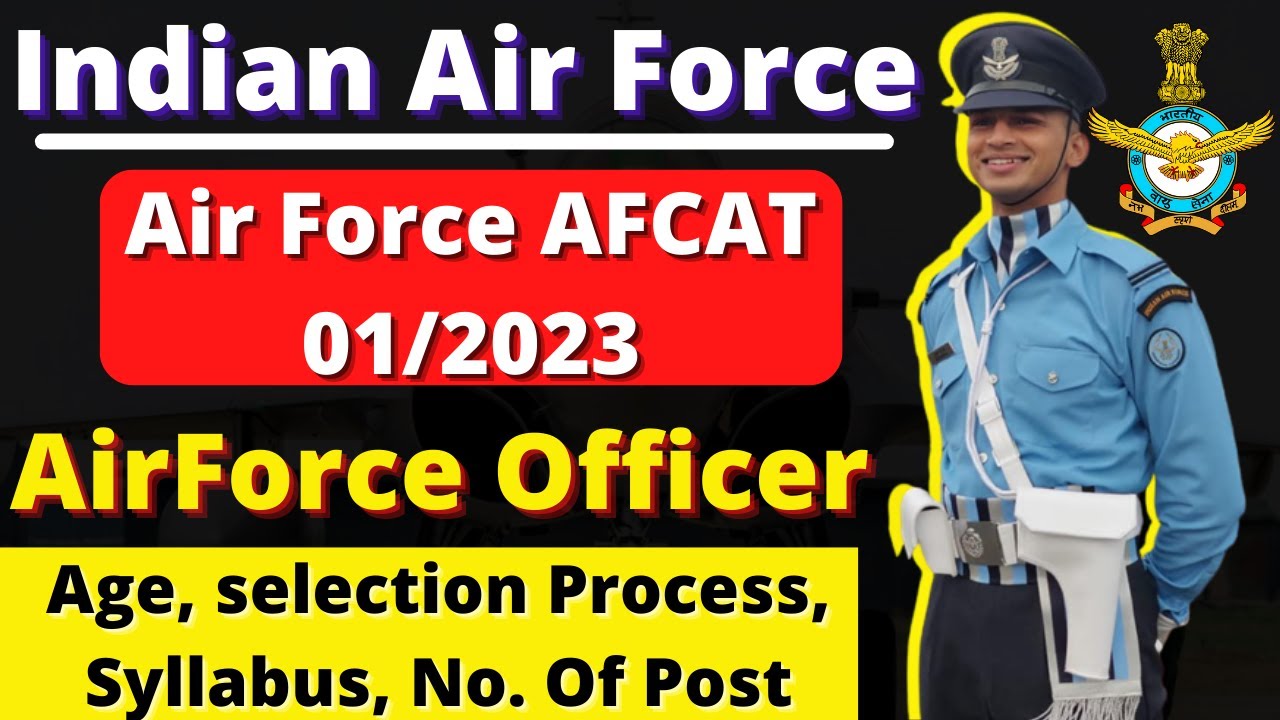 AFCAT 1 2023 NOTIFICATION | AFCAT 2023 ELIGIBILITY|SYLLABUS|AGE LIMIT ...