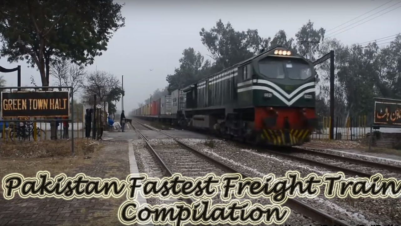 An elegant Collection of Pakistan Fastest Freight Train || Freight ...