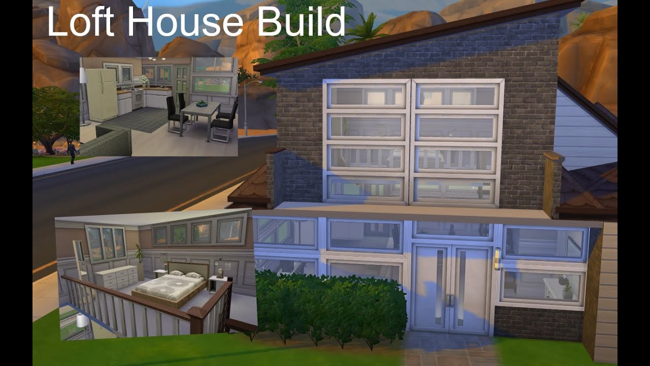 The Sims 4 Loft House Furnish - YouTube