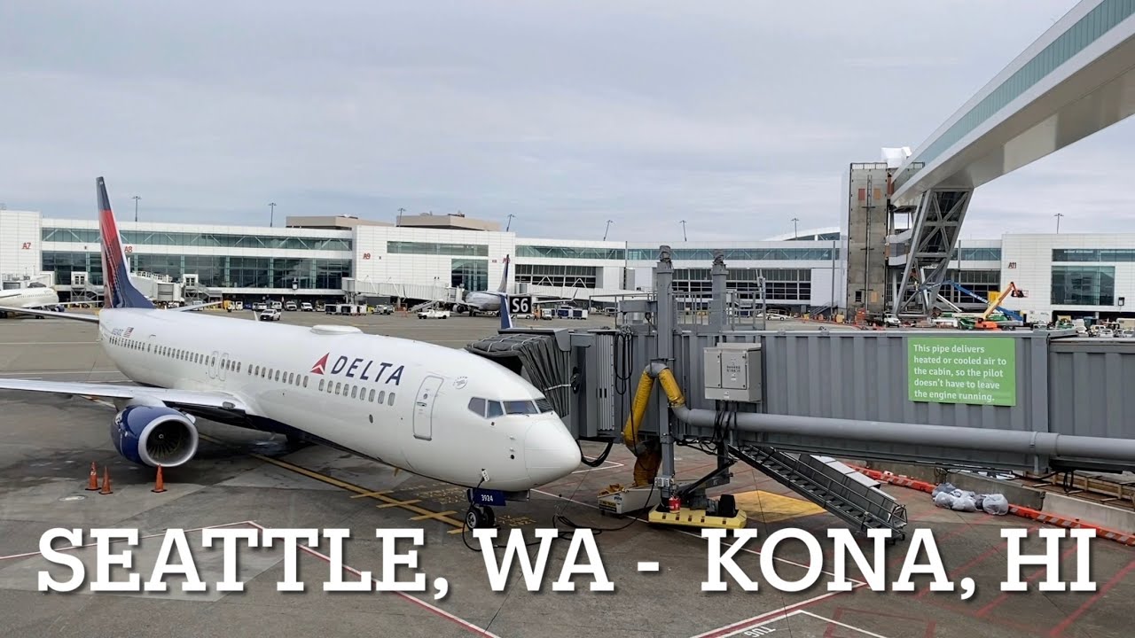 Delta Airlines Economy Flight Experience Onboard Boeing 757 Seattle to ...