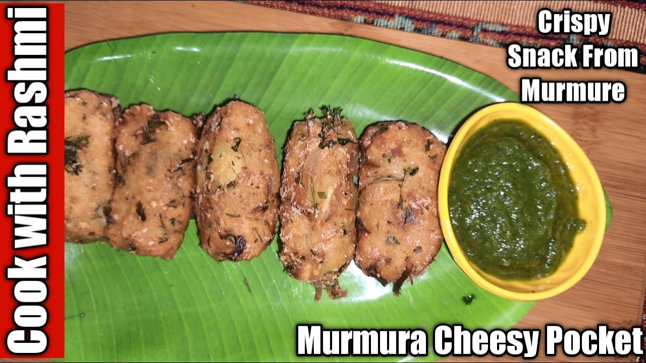 Murmure Cheesy Pocket | Crispy Mumure Snacks | Lockdown Special - YouTube
