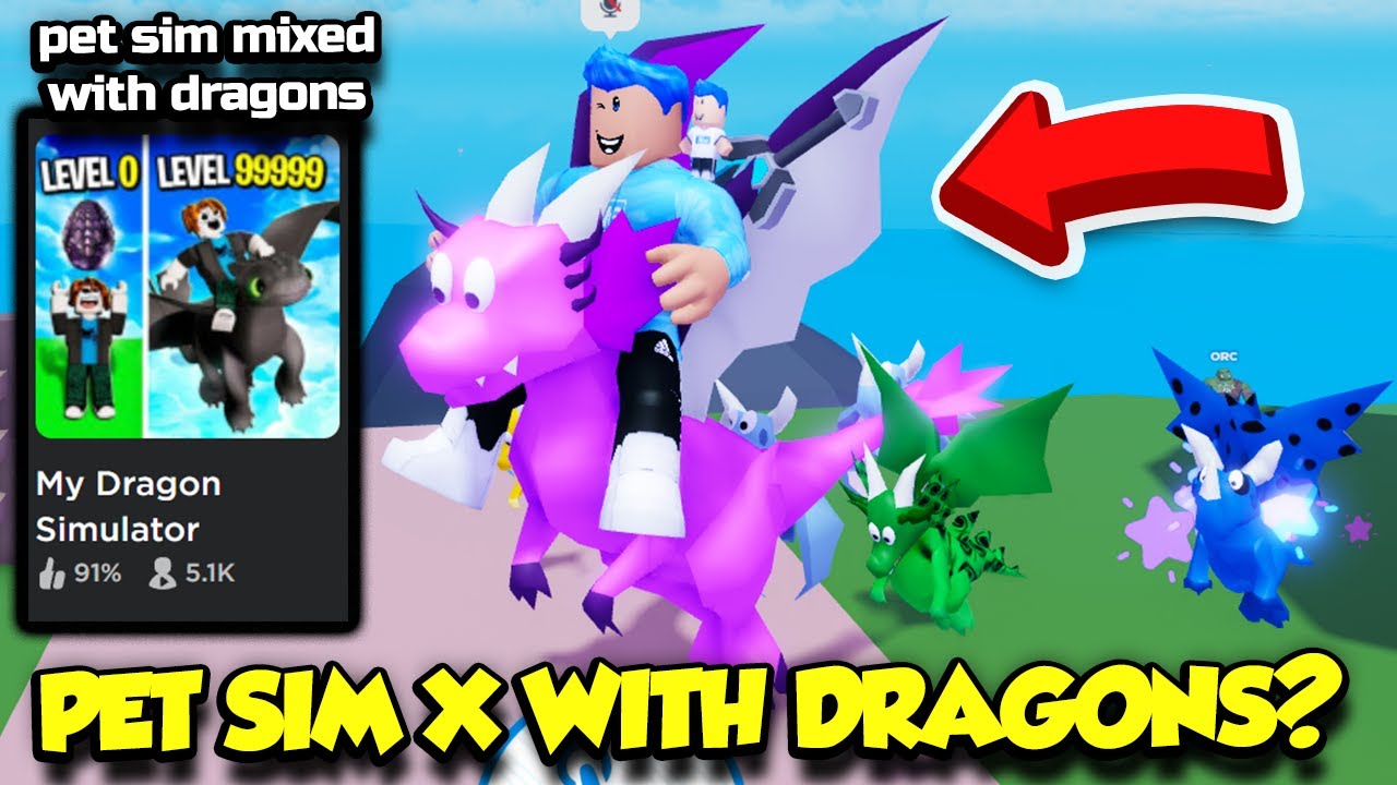 This Game Is Like Roblox Pet Simulator X But WITH ONLY DRAGONS!? - YouTube