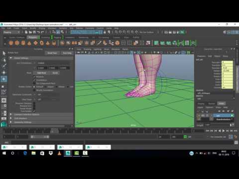 how maya layer animation basic part 1 - YouTube